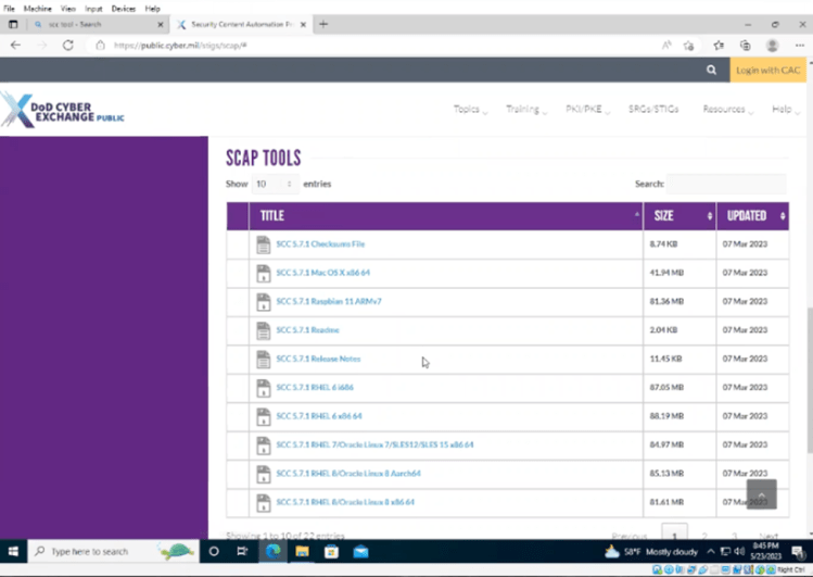 STIG & SCAP – Cyber Security Knowledge Center
