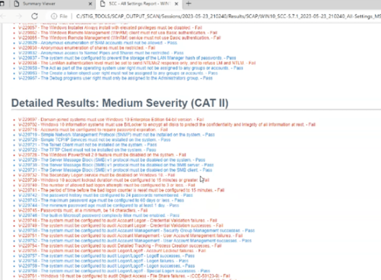 STIG & SCAP – Cyber Security Knowledge Center